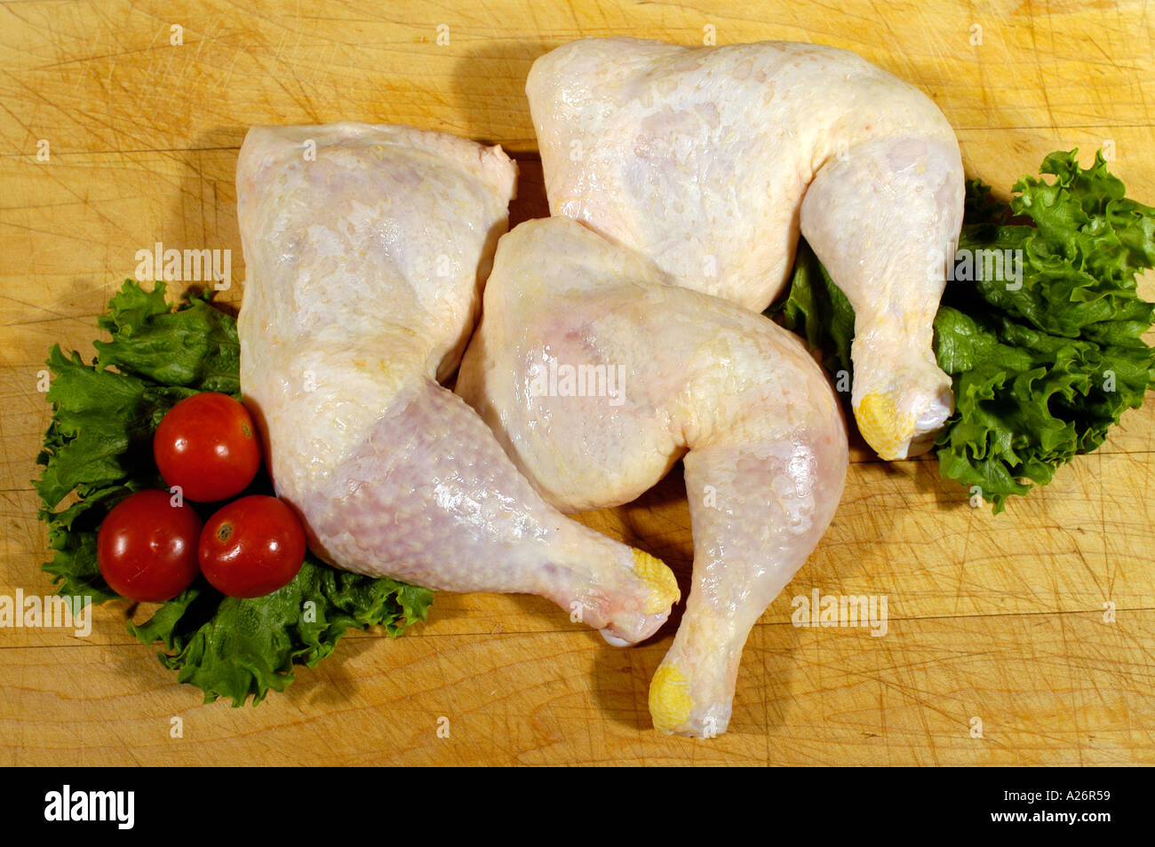 Raw chicken legs Stock Photo - Alamy