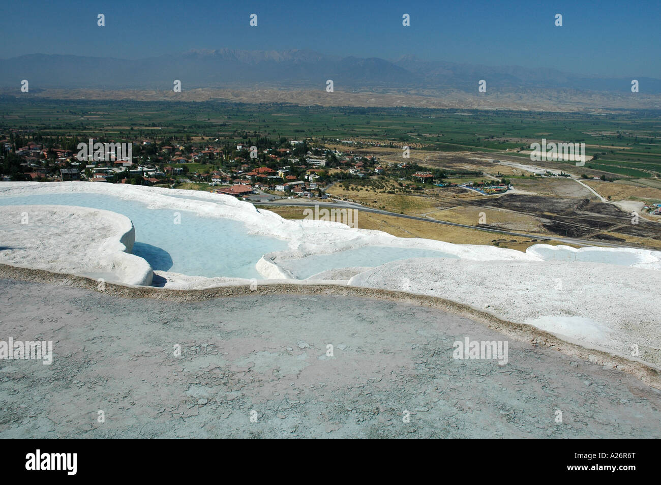 Natural pools at Pamukkale, Turkey, Middle East, Asia Stock Photo - Alamy