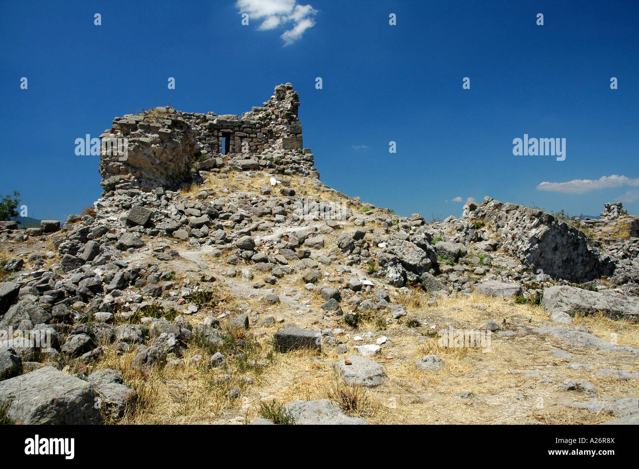 Local women walking in the ruins of Pergamon Stock Photo - Alamy