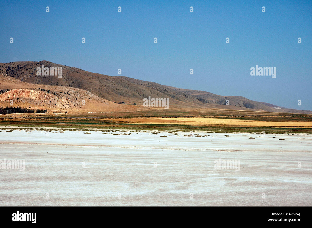 Salt Lake of Tuz Gölü, Turkey, Asia Stock Photo - Alamy