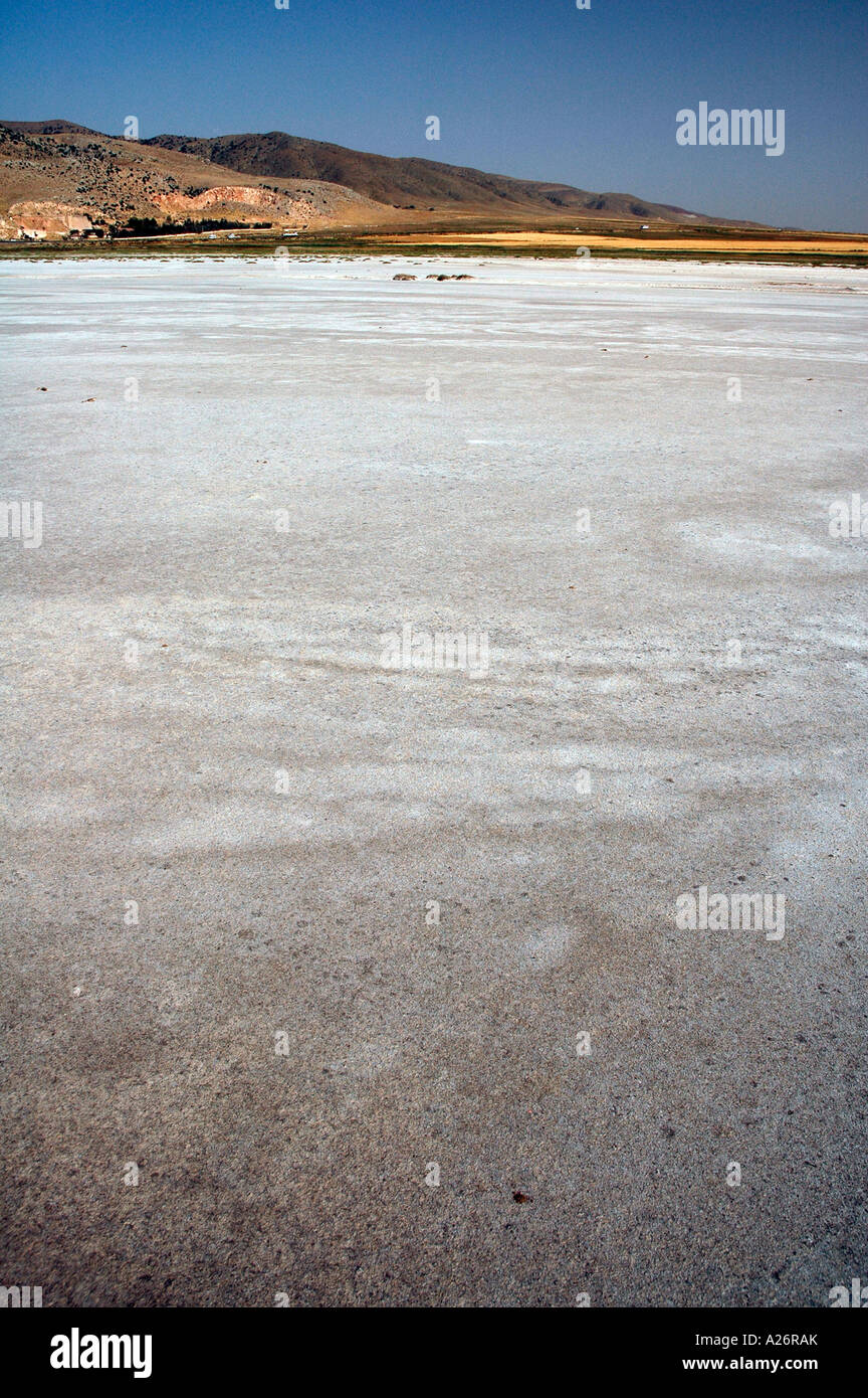 Salt Lake of Tuz Gölü, Turkey, Asia Stock Photo - Alamy