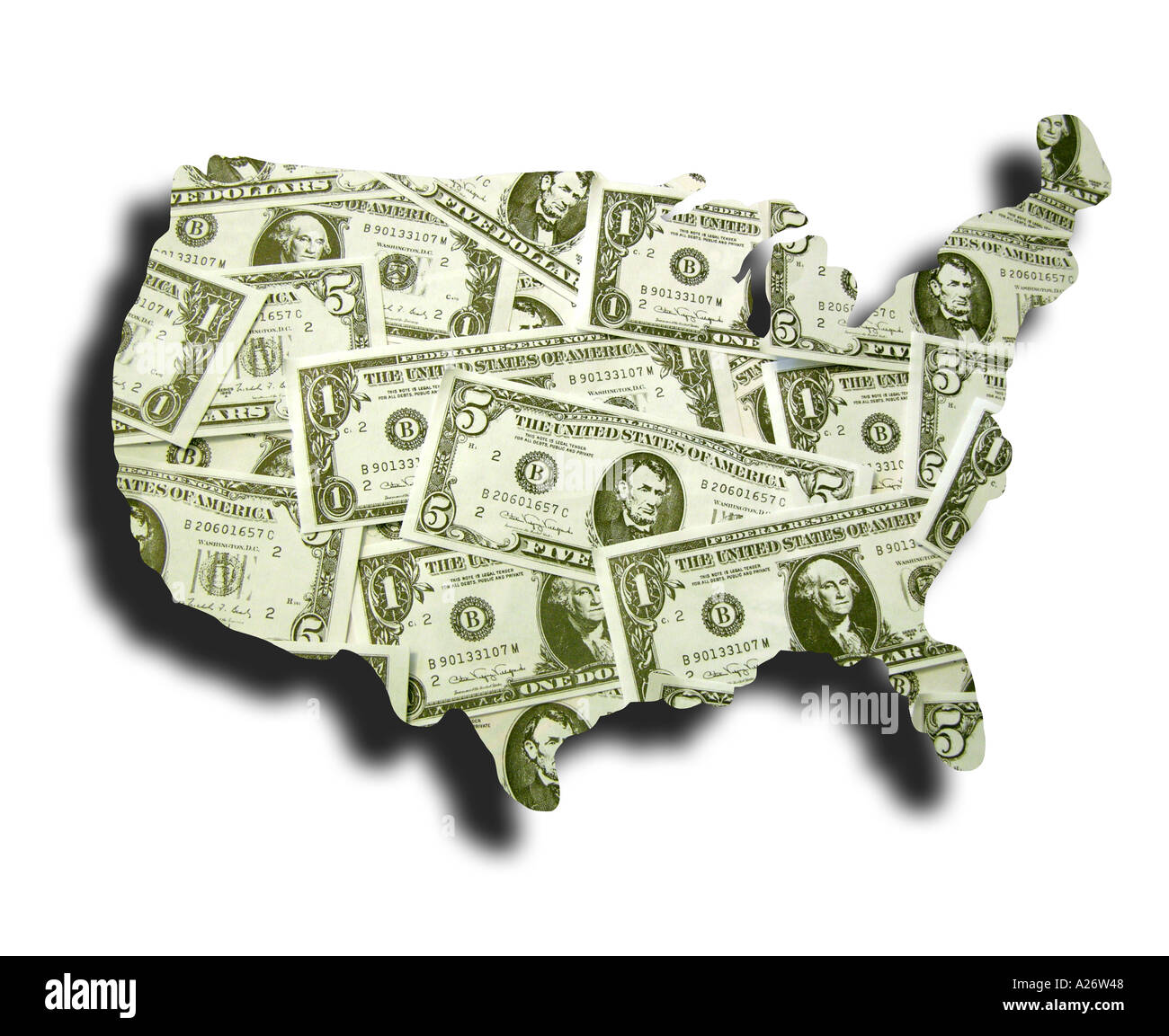 United states maps hi-res stock photography and images - Alamy
