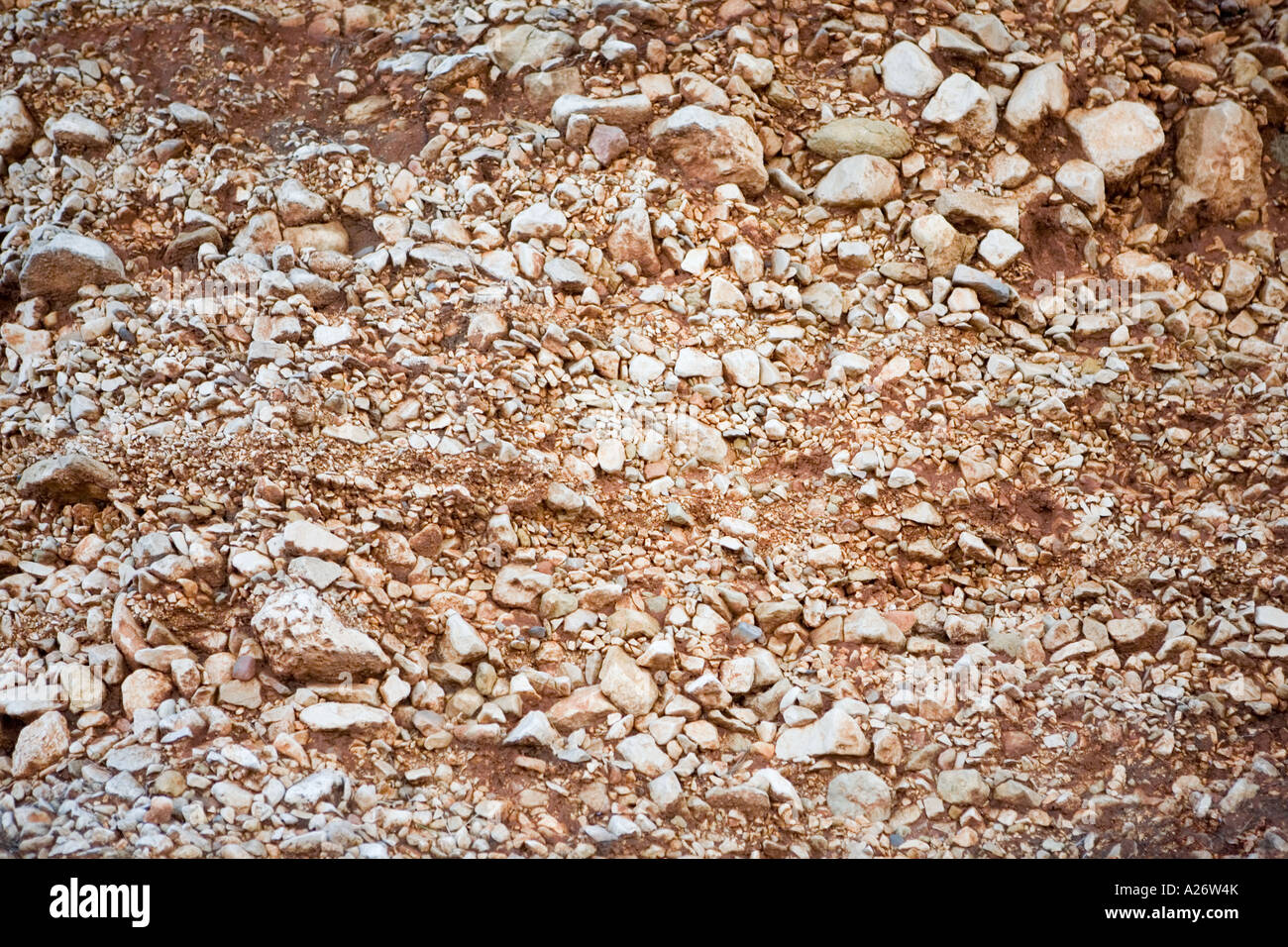 Red soil and gravel background texture Stock Photo - Alamy