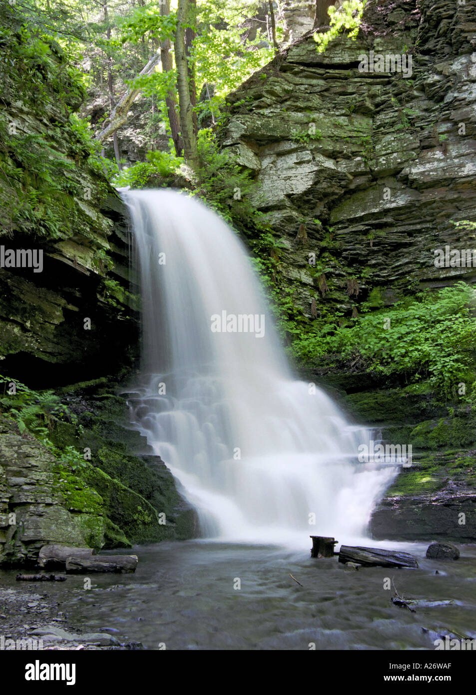 Bushkill Falls in Eastern Pennsylvania Stock Photo - Alamy