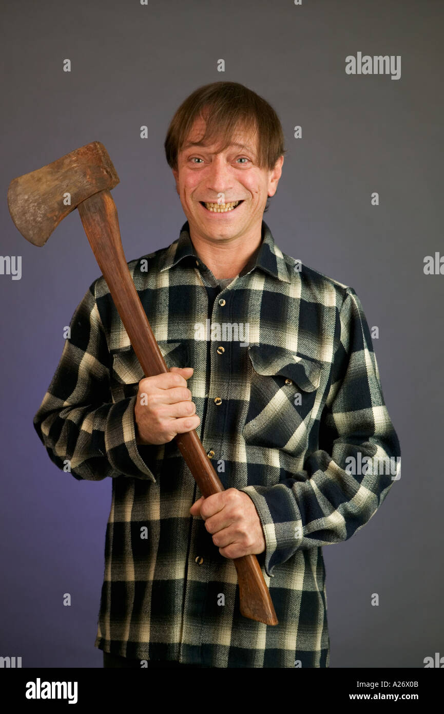 Wielding an axe hi-res stock photography and images - Alamy