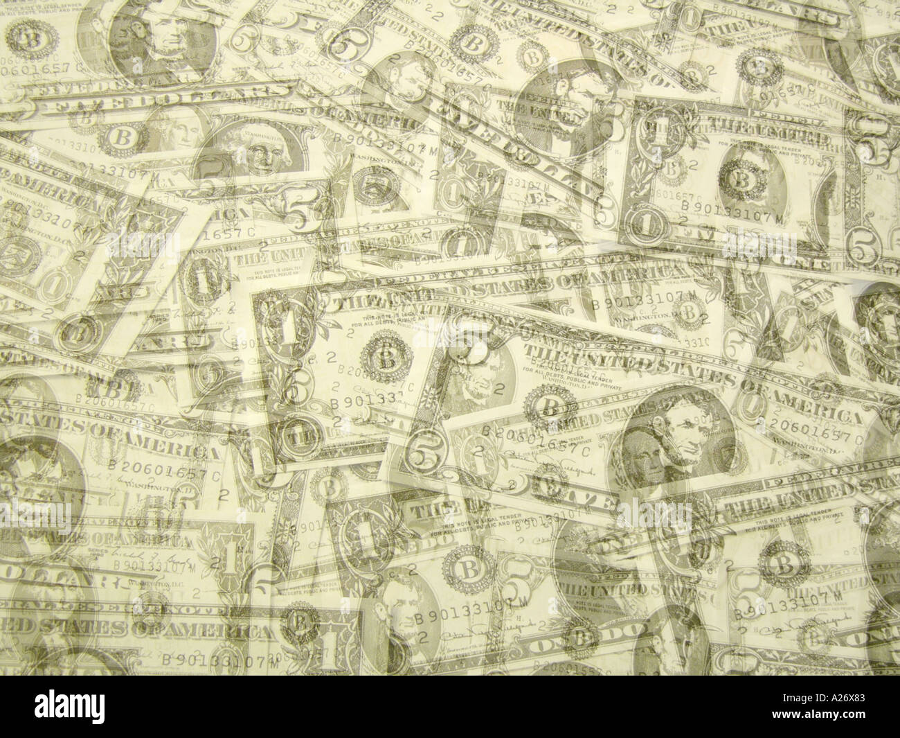 US Currency Background Stock Photo - Alamy