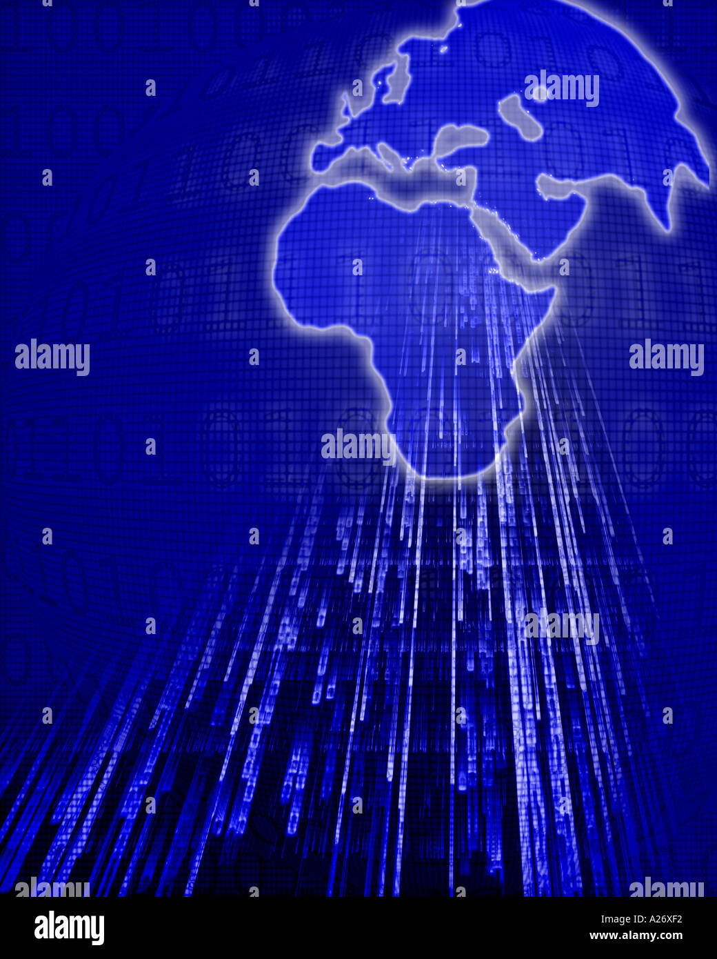 Europe and Africa Technology Stock Photo - Alamy