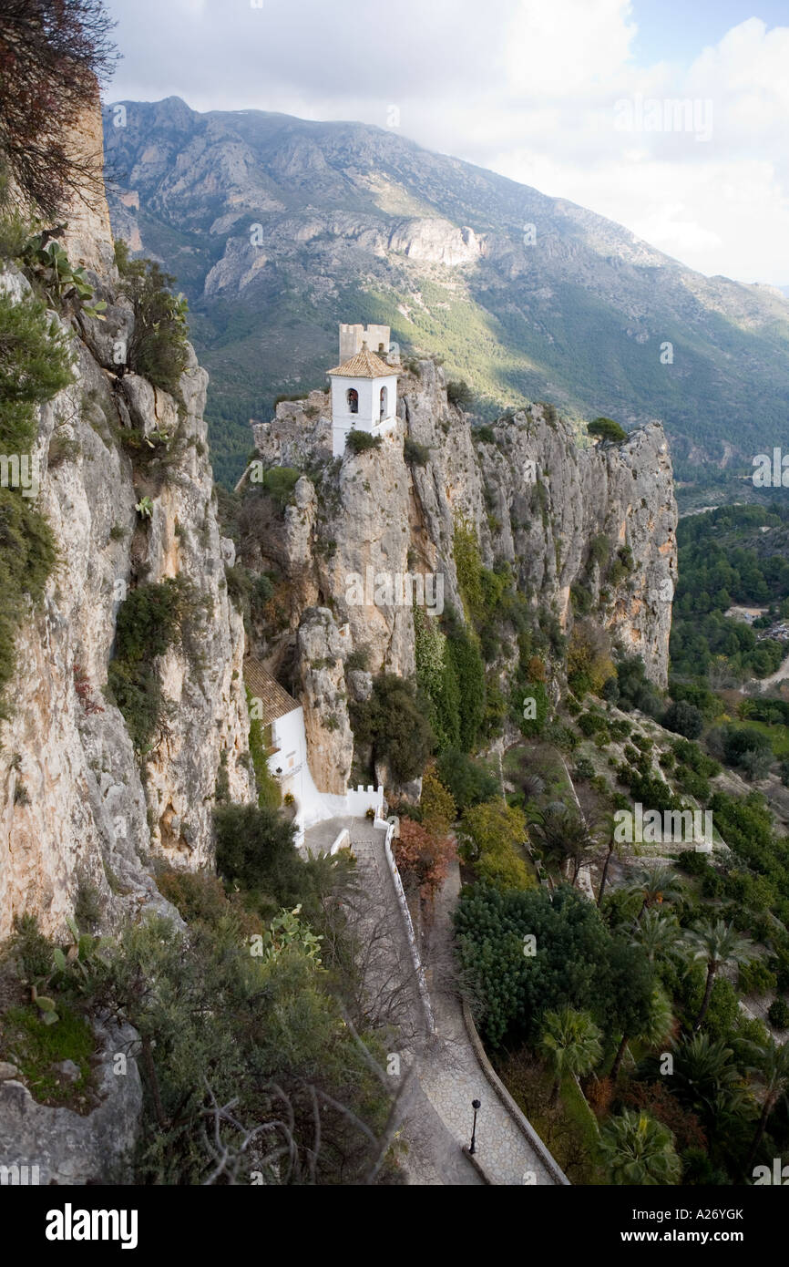 Guadalest castle , Spain Stock Photo - Alamy