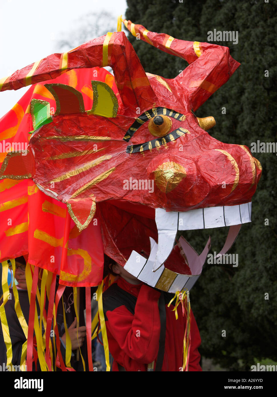 Carnival dragon, Isle of Wight Stock Photo - Alamy