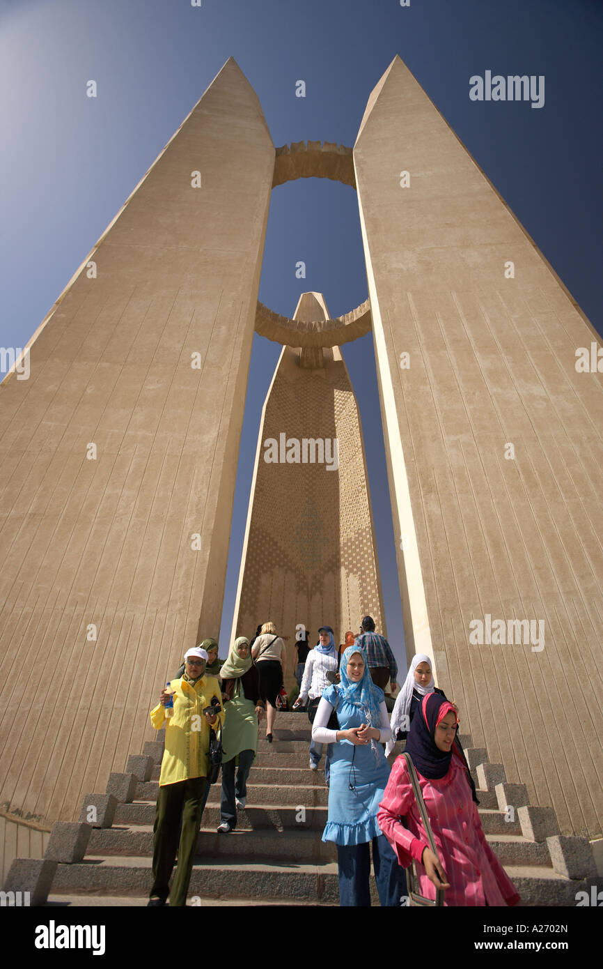 Monument at the High Dam Built to commemorate the Soviet Union s ...