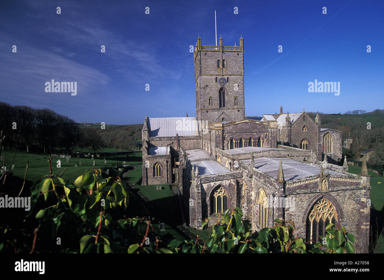 St David s Cathedral Wales Stock Photo - Alamy