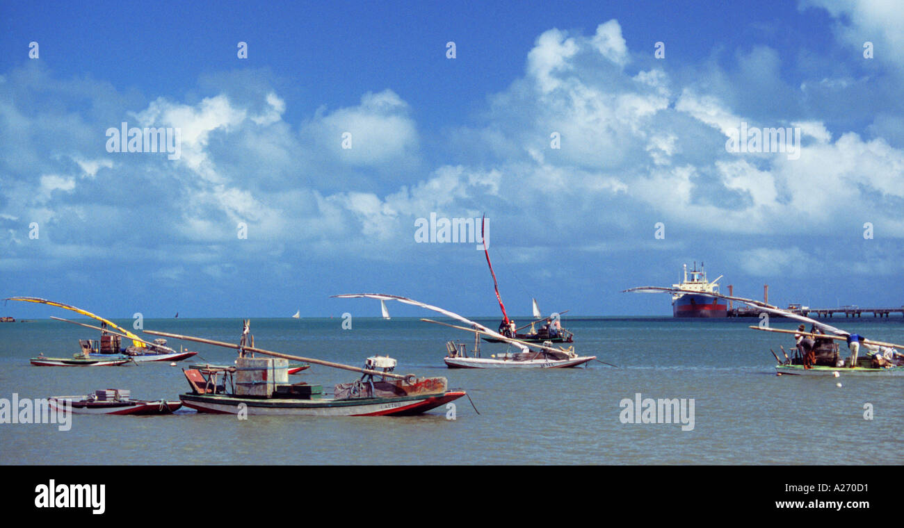 Fishing Boats Fortaleza Ceará Brazil Stock Photo - Alamy