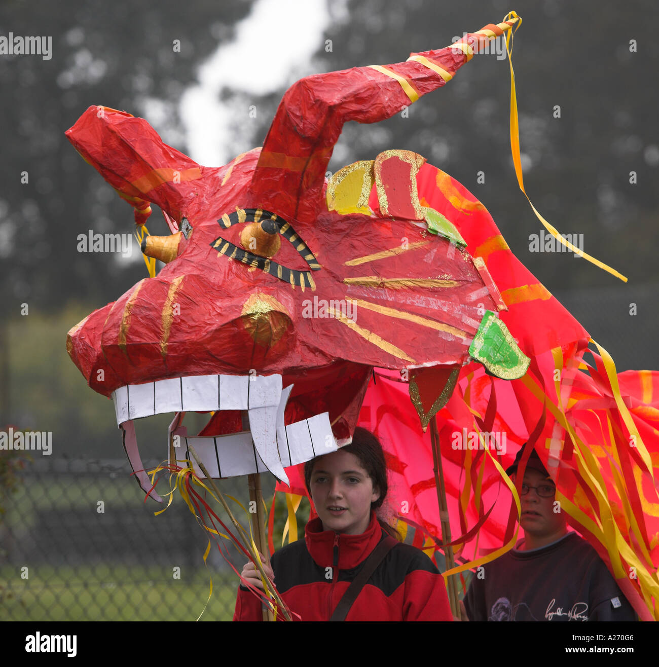 Carnival Dragon, Isle of Wight Stock Photo - Alamy