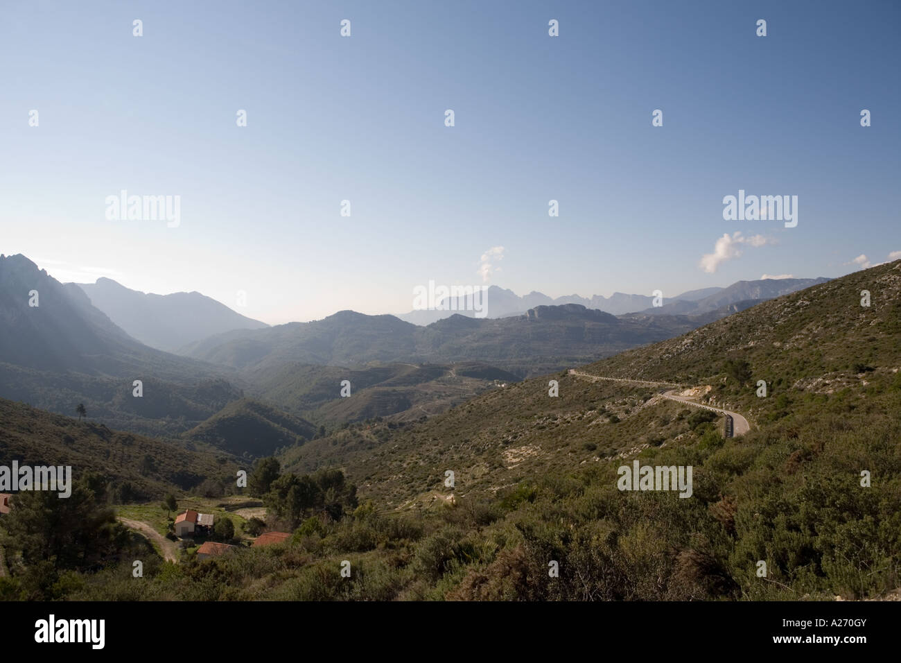Mountain ranges, southern Spain Stock Photo - Alamy