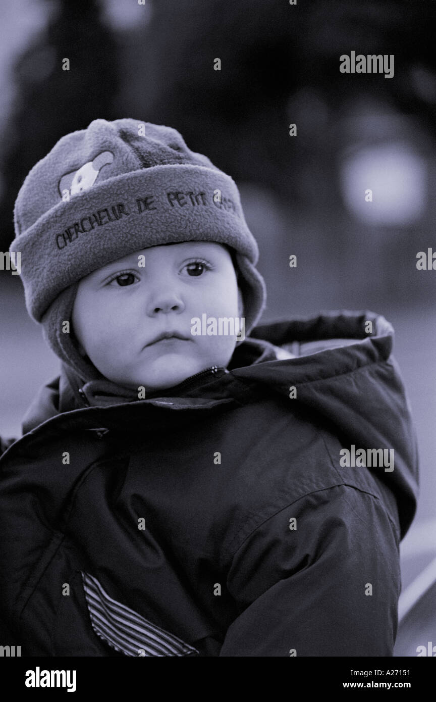 Black and white toddler hi-res stock photography and images - Alamy