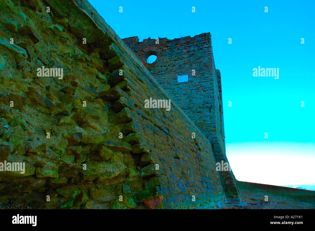 Dream Landscape, Sunrise, East Cowes Castle, East Cowes, Isle of Wight ...