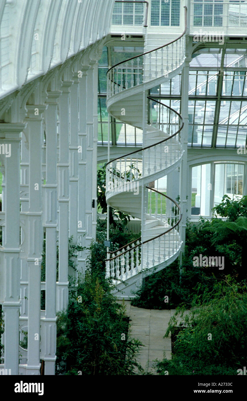 Spiral staircase and Columns Stock Photo - Alamy