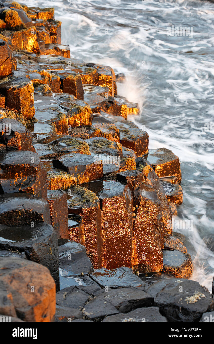 Basalt columns of the Giant´s Causeway, Londonderry, North Ireland ...