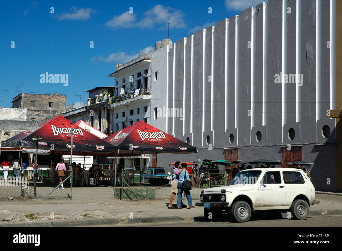 Lada Niva parking in Centro Habana, La Habana, Capital of Cuba Stock ...