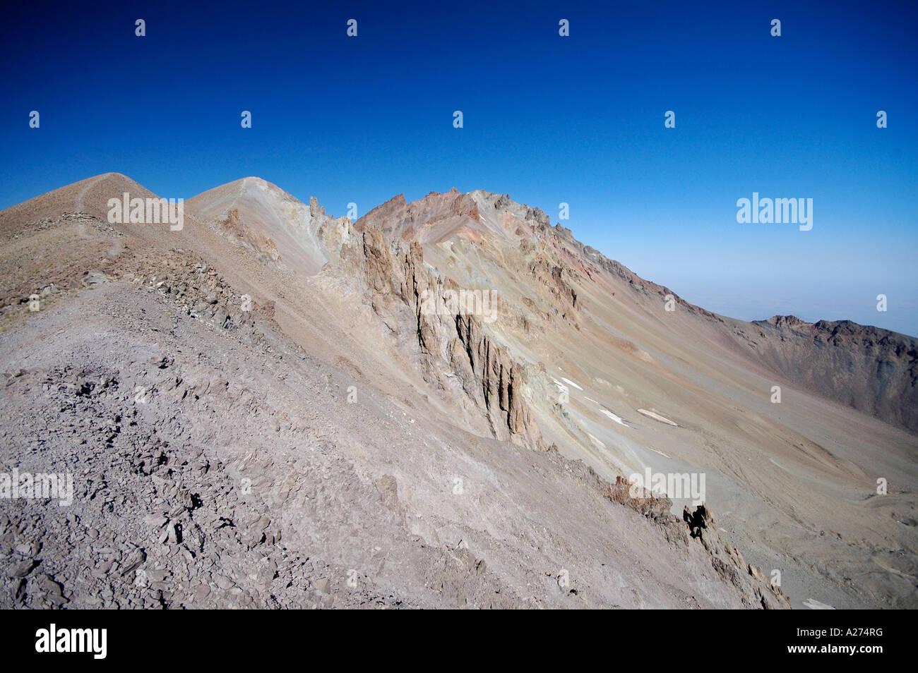 Ridge of Erciyas Dagi, Turkey, Asia Stock Photo - Alamy