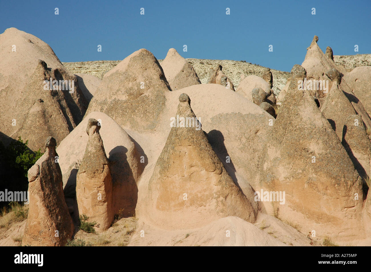 Rock formations around Goreme, Cappadocia, Turkey, Asia Stock Photo - Alamy