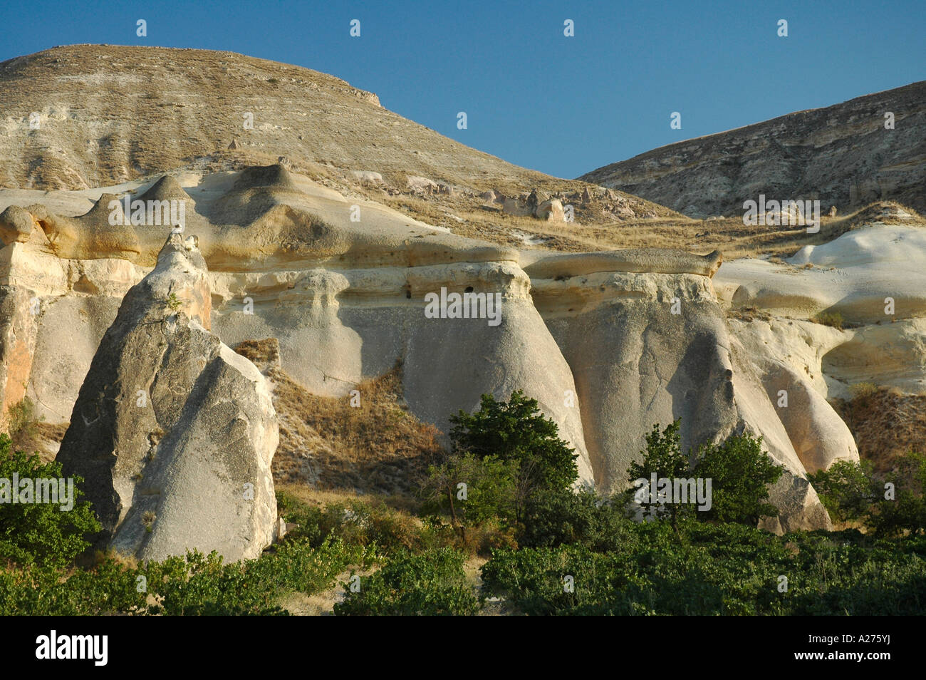 Typical rock formation, Cappadocia, Turkey, Asia Stock Photo - Alamy