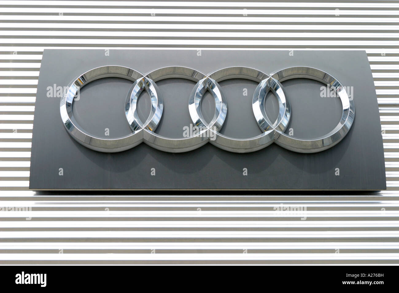Audi company logo hi-res stock photography and images - Alamy