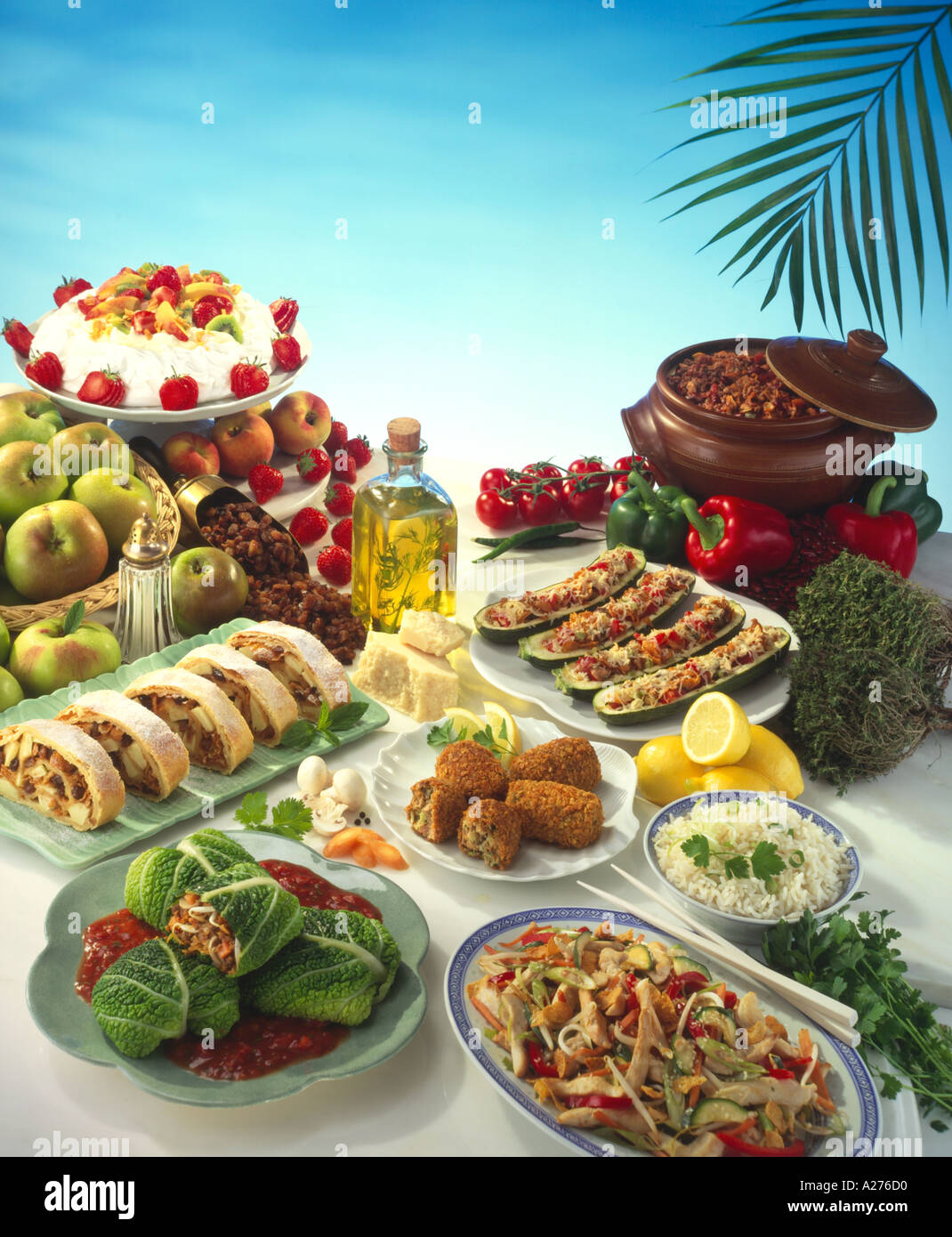 International lunch buffet hi-res stock photography and images - Alamy