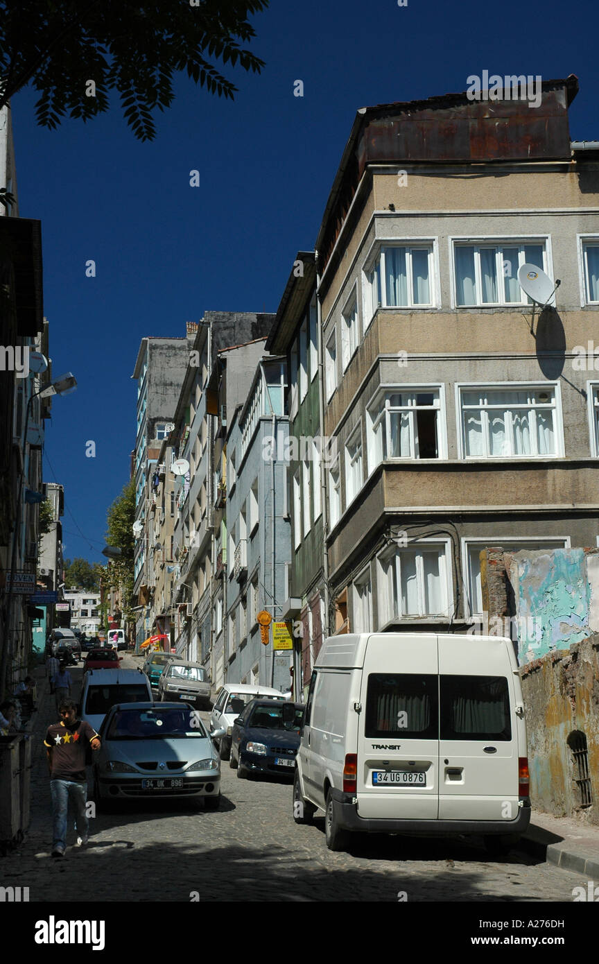 Street in historic centre of Istanbul, Turkey, Asia and Europe Stock ...
