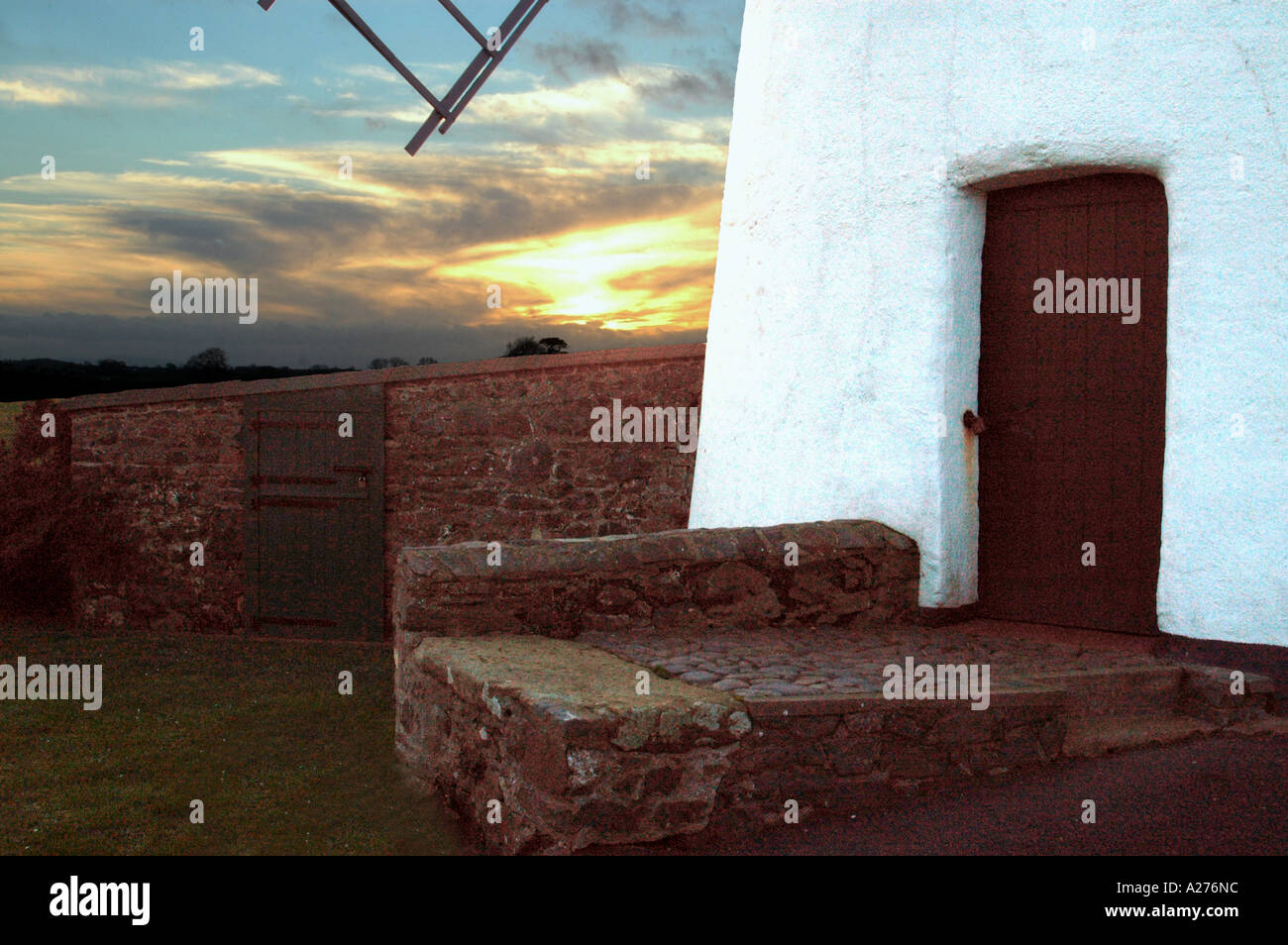 Ballycopeland Windmill at Sunset, Millisle, County Down, Northern ...