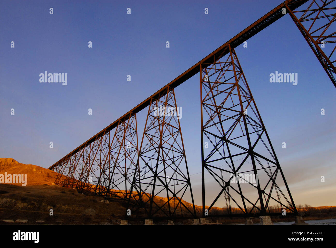 Lethbridge old man river bridge hi-res stock photography and images - Alamy