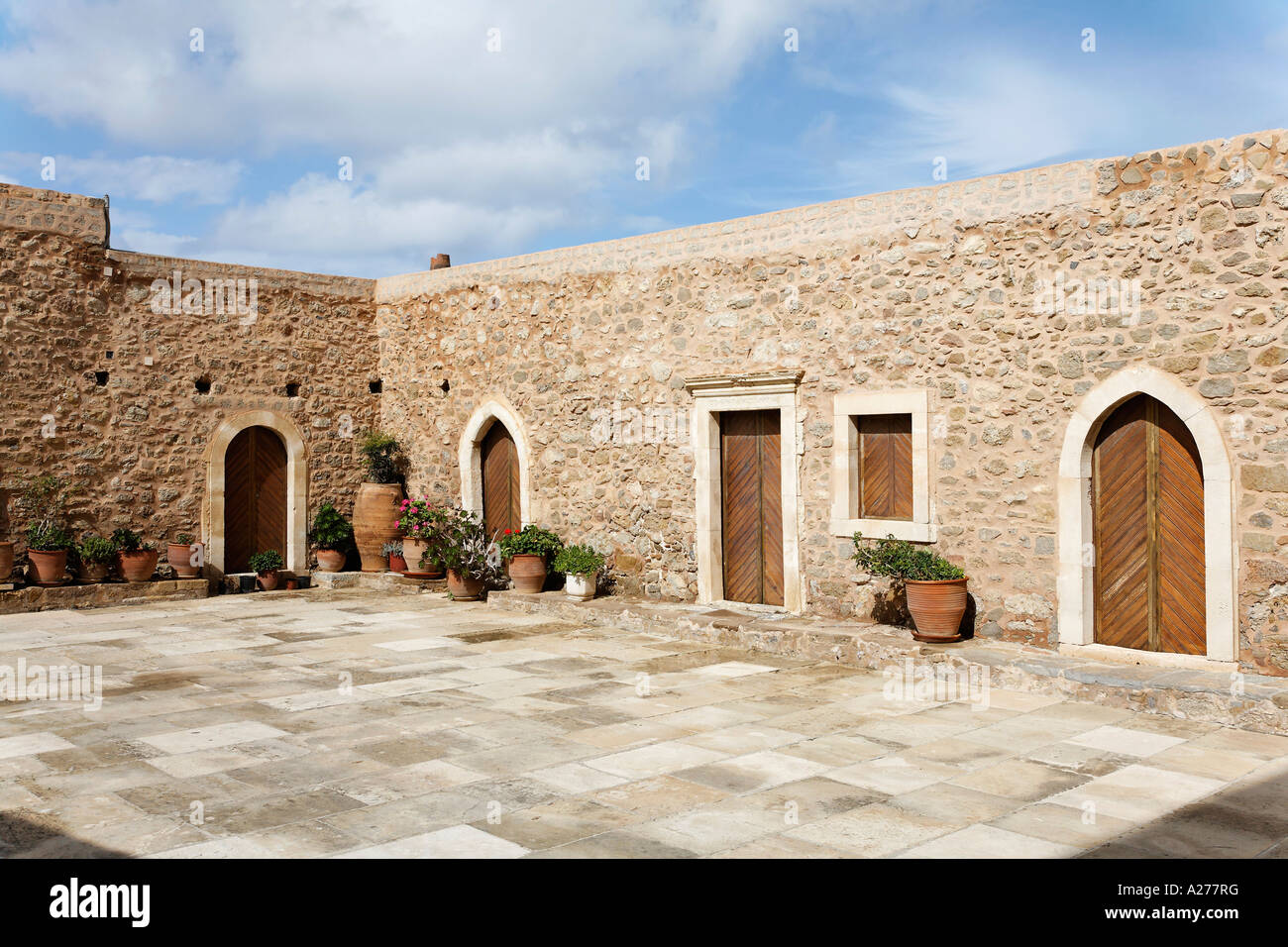 Monastery toplou crete hi-res stock photography and images - Alamy