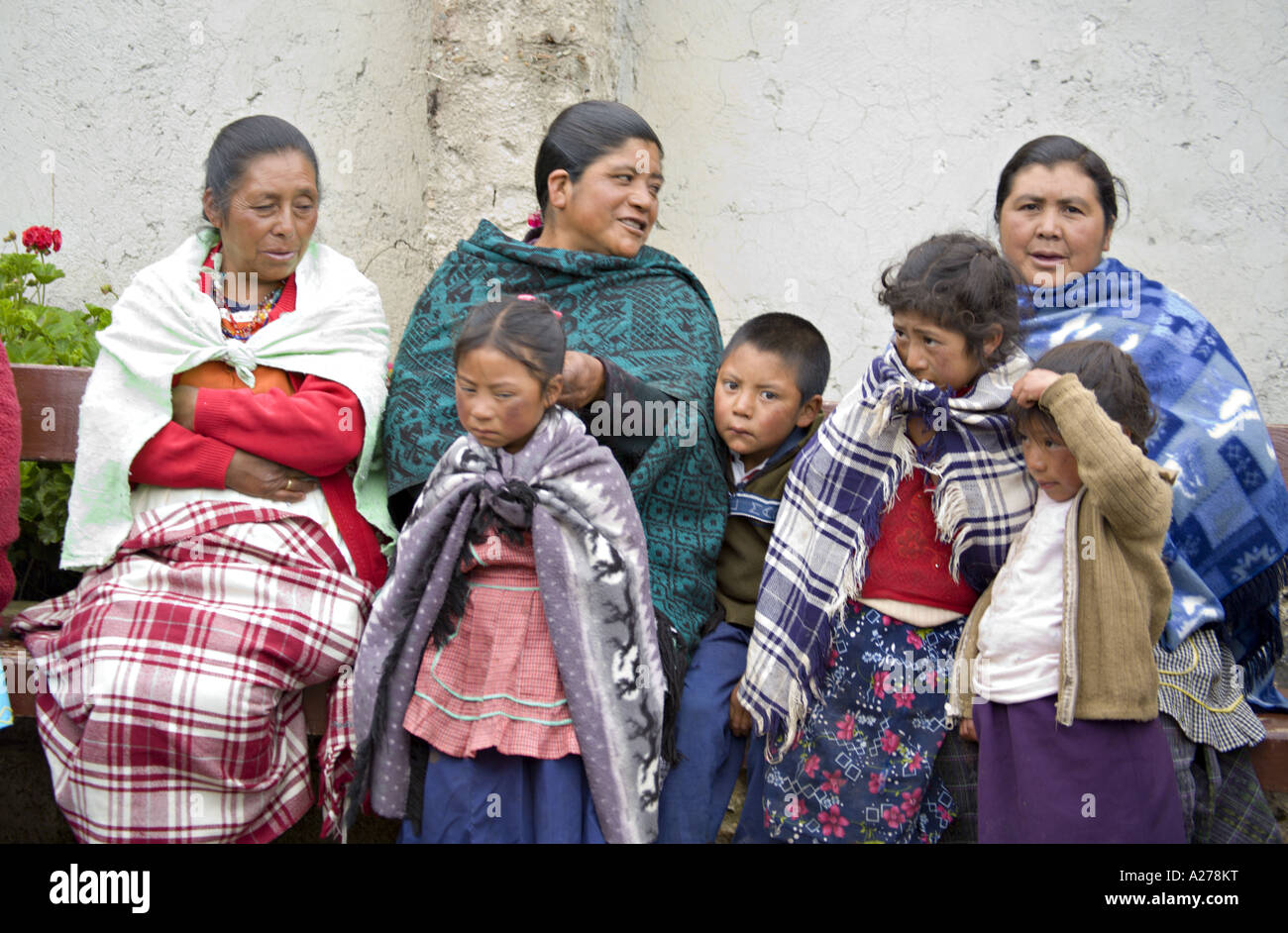 GUATEMALA CAPELLANIA Indigenous Maya Quiche women and children in ...