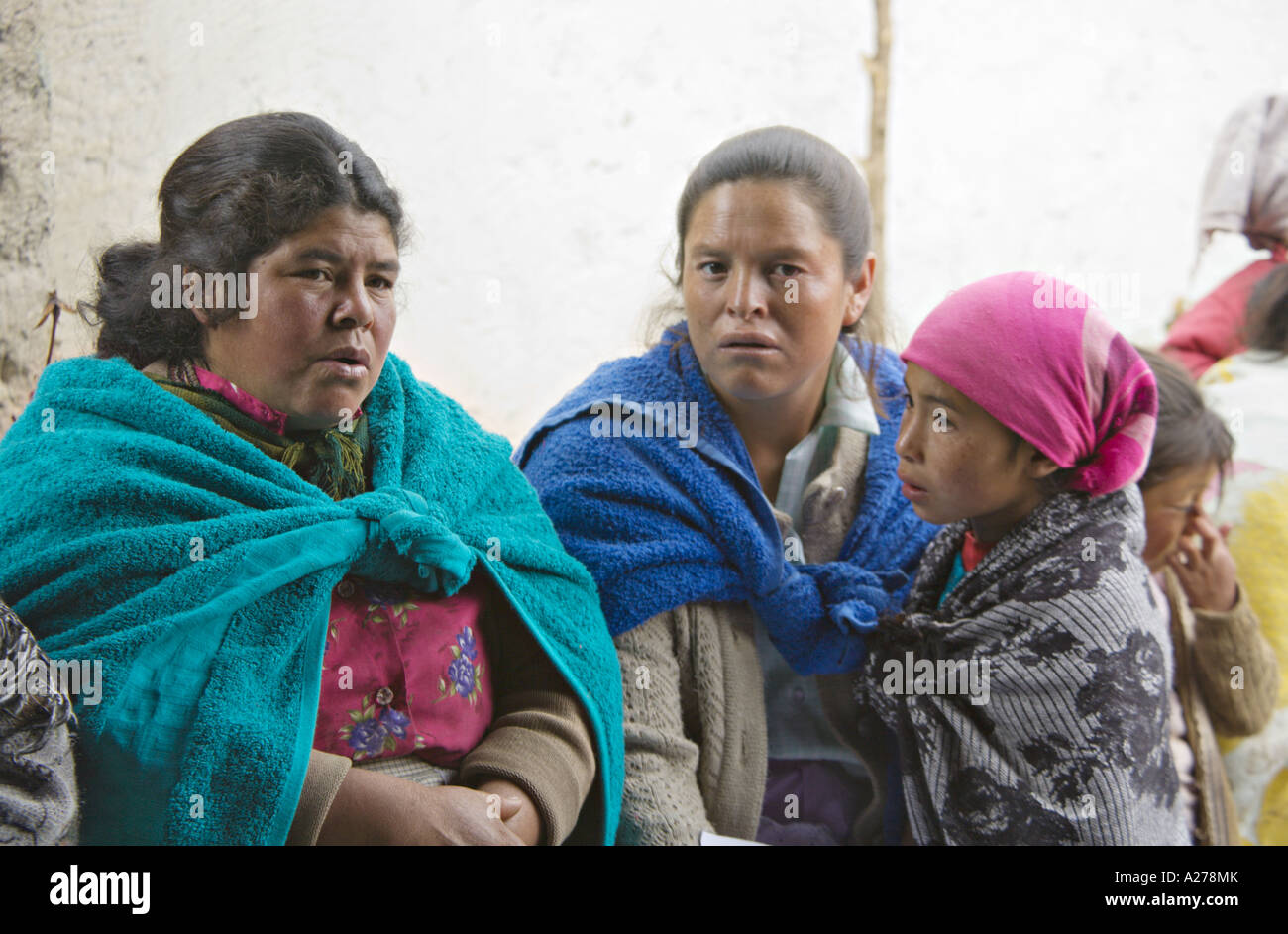 GUATEMALA CAPELLANIA Indigenous Maya Quiche women and children in ...