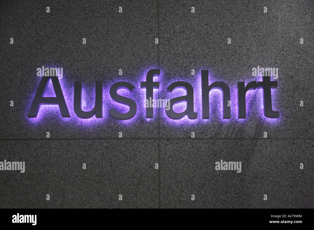 Exit ausfahrt hi-res stock photography and images - Alamy