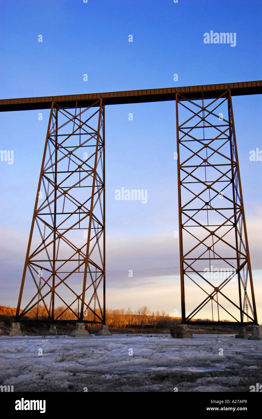 Lethbridge high level bridge hi-res stock photography and images - Alamy