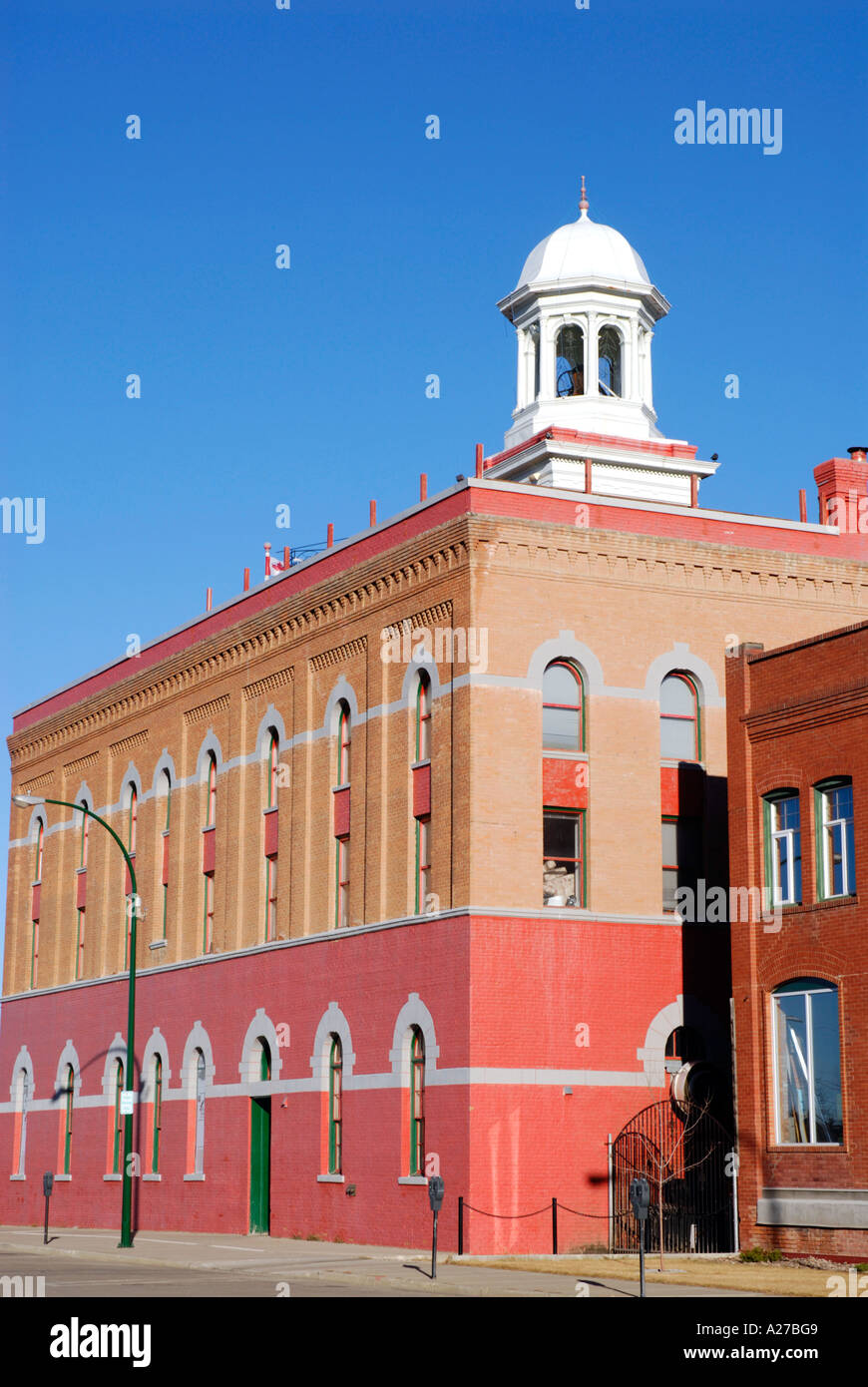 Old historical fire hall in Lethbridge Alberta Canada Stock Photo - Alamy