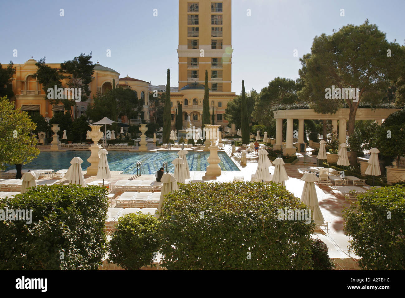 The Pool at Bellagio Las Vegas Nevada USA Stock Photo - Alamy