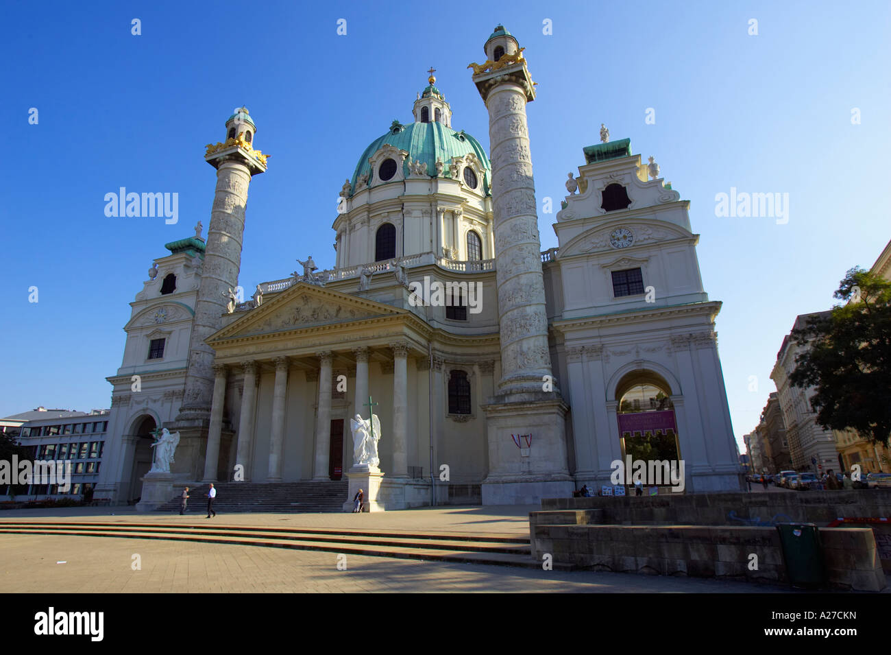 Karlskirche in Vienna Austria Stock Photo - Alamy