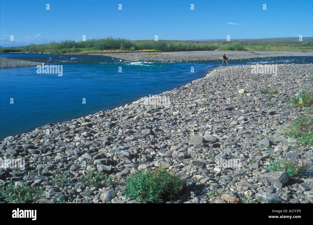 Sportfishing along the Killik River Arctic Tundra Alaska National ...