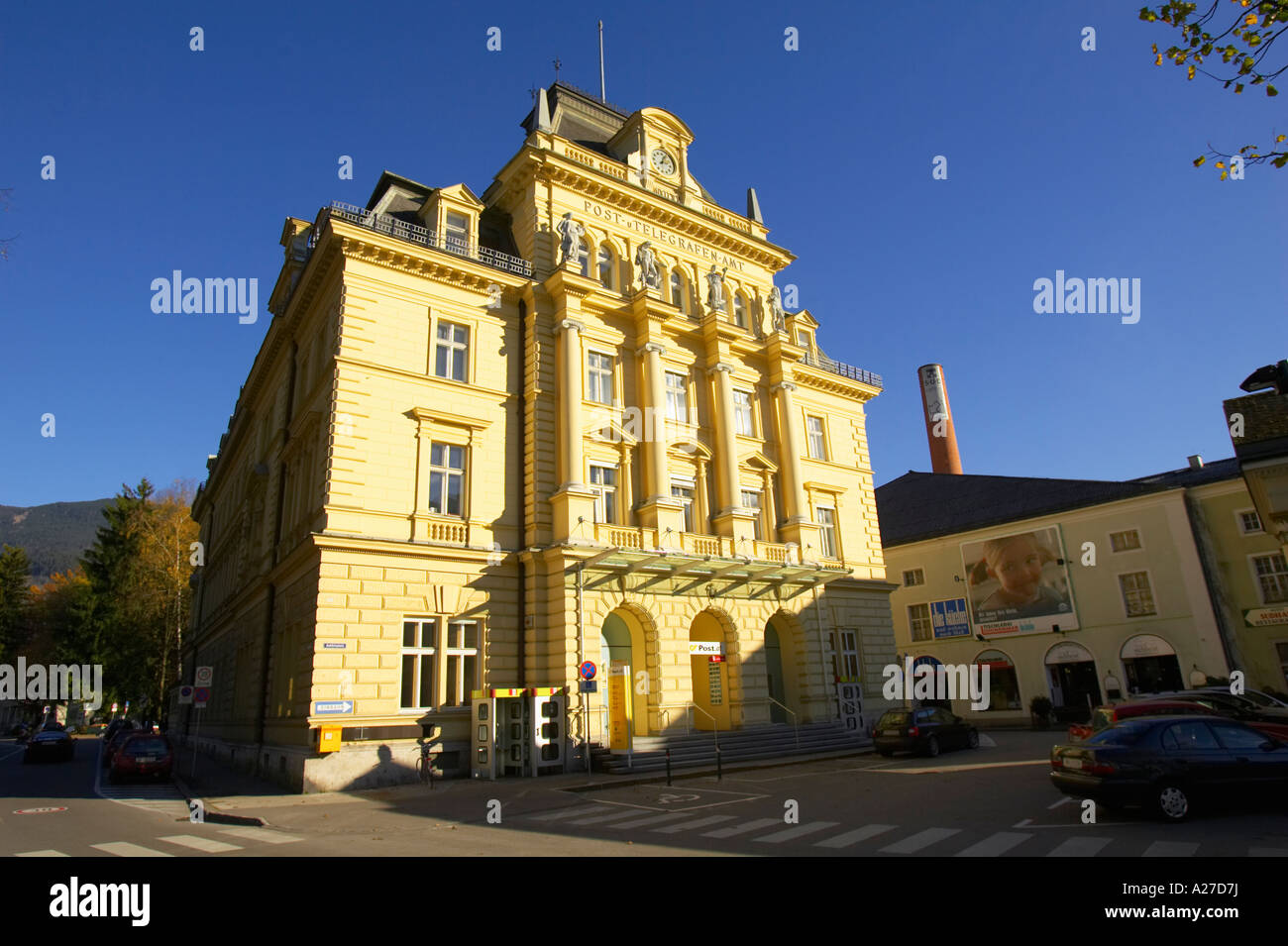 The Post Office Building in Bad Ischl Upper Austria Salzkammergut Stock ...