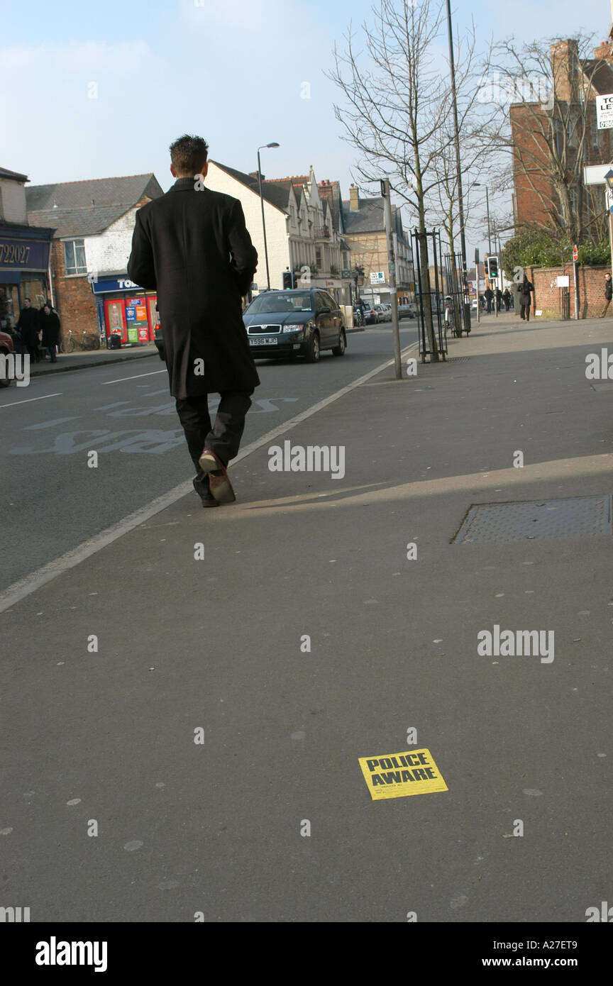 Aware pedestrians hi-res stock photography and images - Alamy