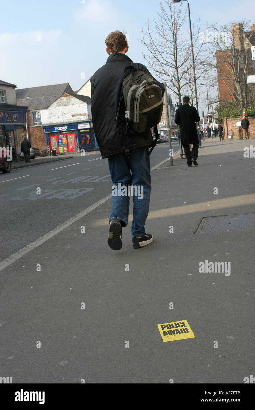 Aware pedestrians hi-res stock photography and images - Alamy