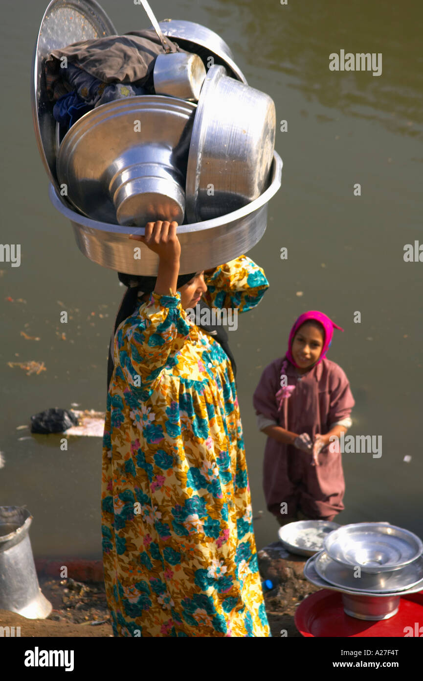 Washing in the nile river hi-res stock photography and images - Alamy