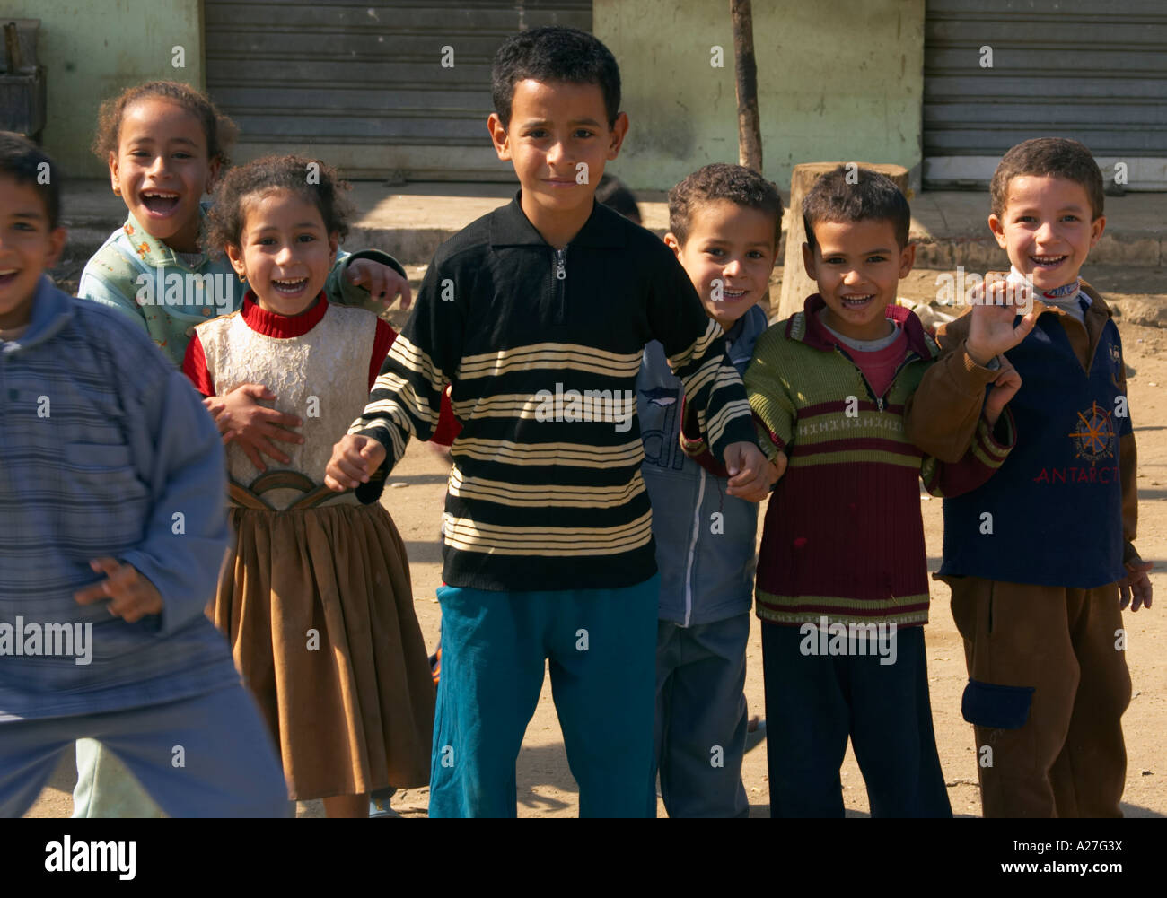 Egyptian Children Smiling High Resolution Stock Photography and Images ...