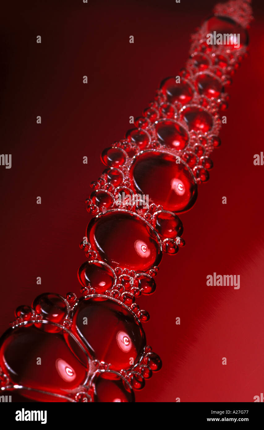 Red ruby bubbles hi-res stock photography and images - Alamy