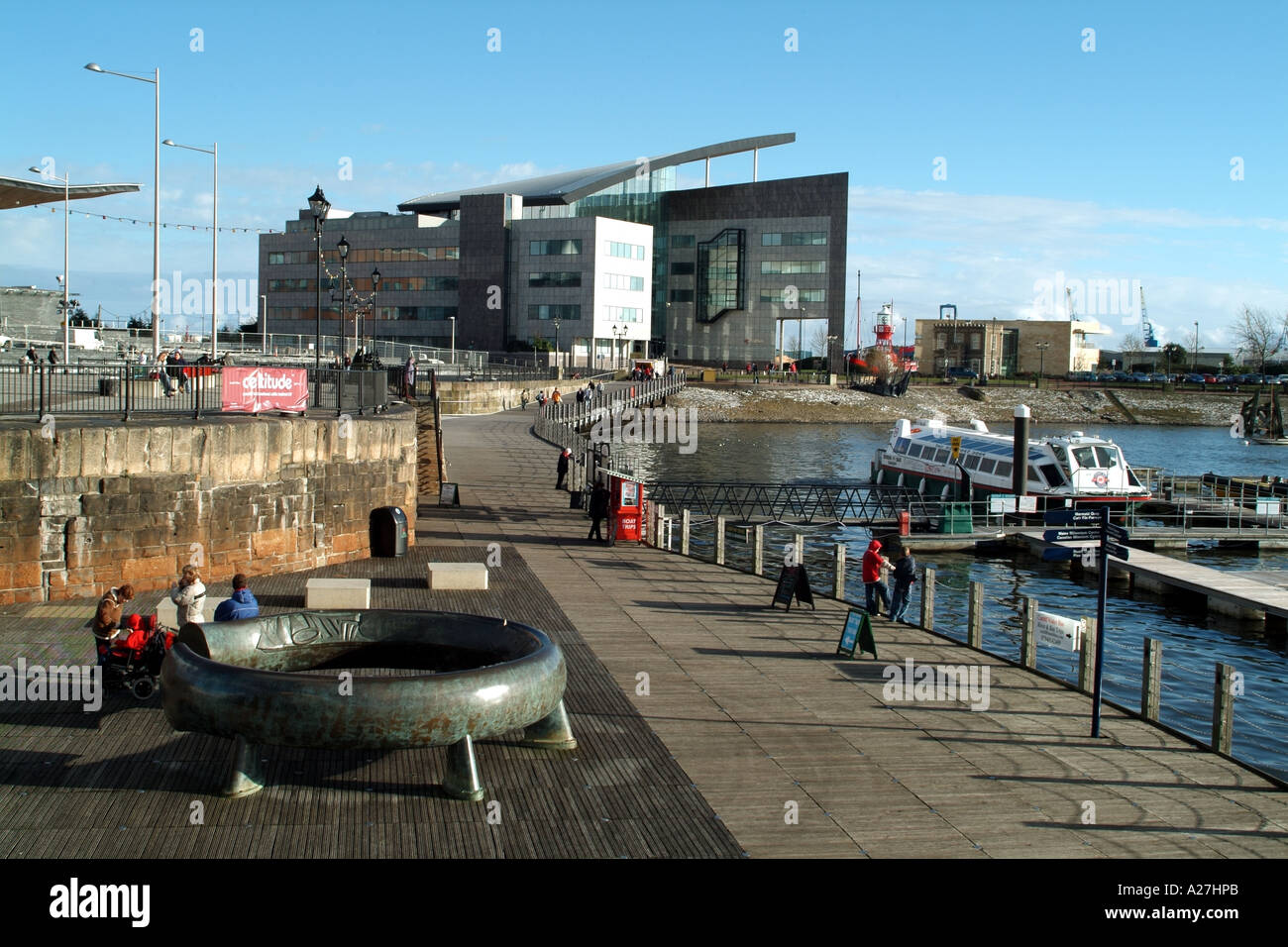 Cardiff Bay waterside development ATRADIUS office building South Wales ...
