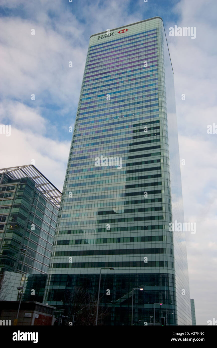 HSBC headquarters in the Canary Wharf complex Stock Photo - Alamy
