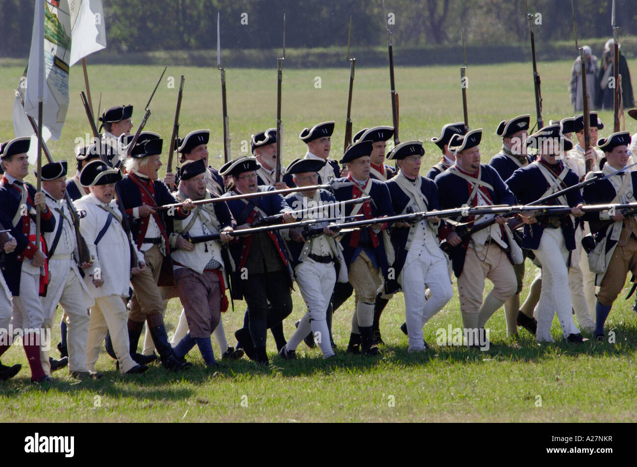 Continental army attack hi-res stock photography and images - Alamy