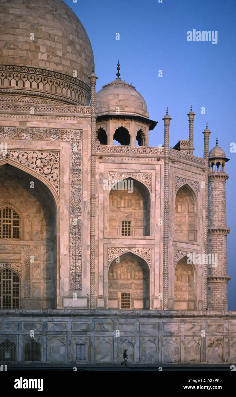 Detail of Taj Mahal mausoleum Agra India Stock Photo - Alamy